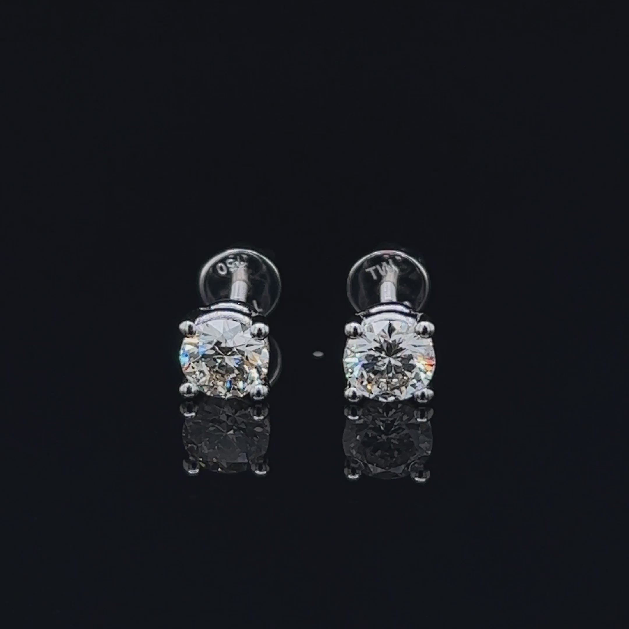 Synthetic diamond earrings store